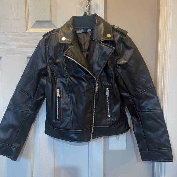 H&M | Jackets & Coats | Hm Kids Leather Jacket | Poshmark